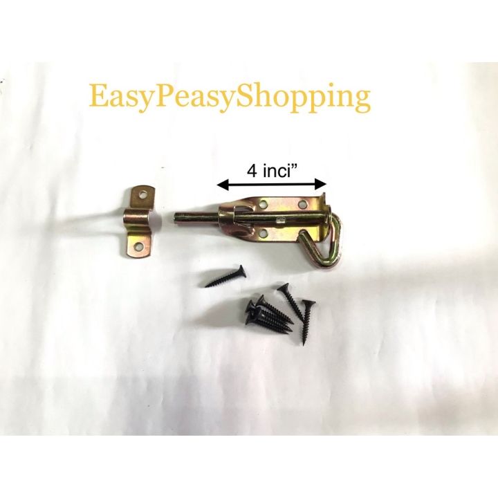 Iron Tower Bolt Latch/Selak Pintu/ Lock Door( READY STOCK) | Lazada