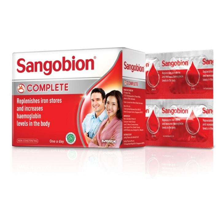 [Anaemia:Iron Supplement] Sangobion Complete (28's/box) | Lazada