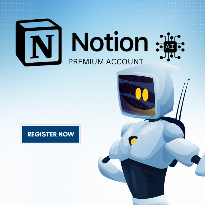 Notion AI Premium Account to transform text, automate simple tasks, and generate new content ...