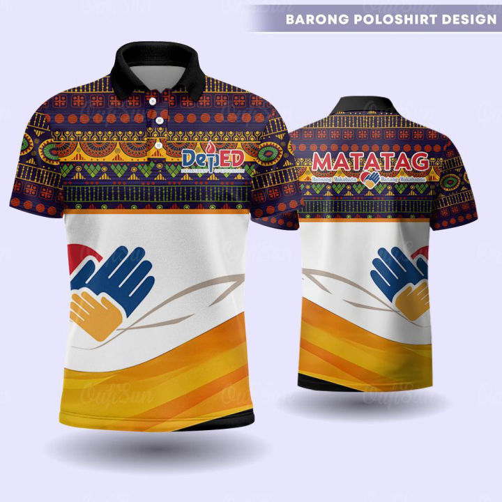 BARONG POLOSHIRTS DESIGN DEPED MATATAG POLO UNIFORM FULL SUBLIMATION ...