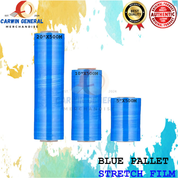 Blue Pallet Stretch Film Jack Wrap 500 meters | Lazada PH