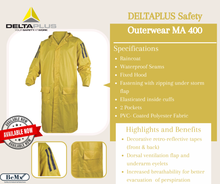 DELTAPLUS Safety Outerwear MA 400 | Lazada PH