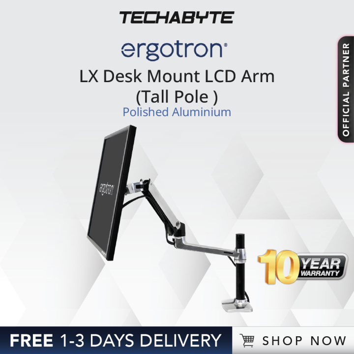 Ergotron LX Desk Mount LCD Arm (Tall Pole ) | Lazada Singapore