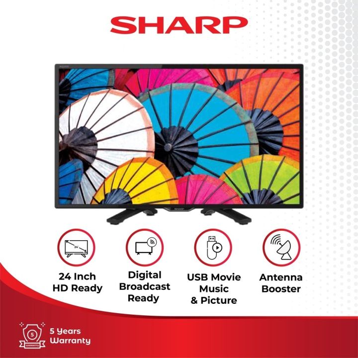 SHARP AQUOS LED TV 2T-C24DC1i 24 Inch | Lazada Indonesia