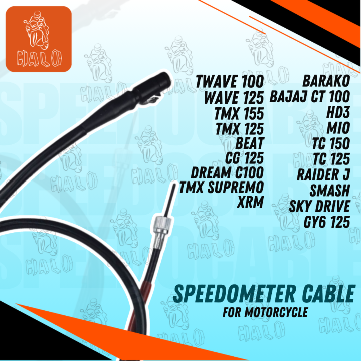 [HALO MOTORS] SPEEDOMETER CABLE FOR MOTORCYCLES | Lazada PH