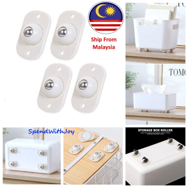 【SpendWithJoy】Rotating Wheels Mini Swivel Casters Wheels Universal ...