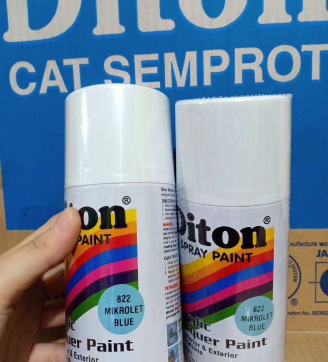 SOLID COLOURS DITON Spray Paint Acrylic Lacquer Paint Pilox Pilok Cat ...