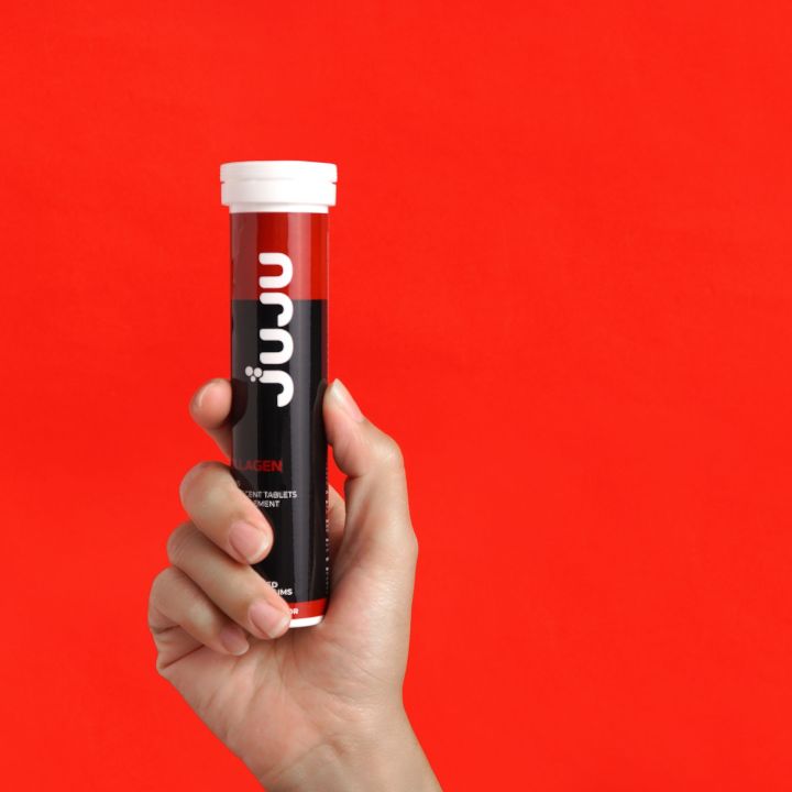 JUJU Collagen plus Vitamin C : Effervescent 15 Tablets Collagen drink ...