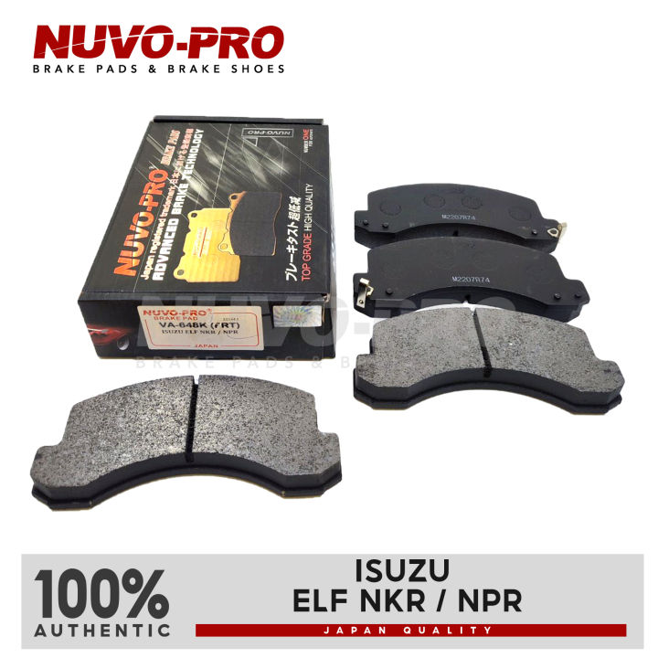 NUVO BRAKE PAD ISUZU ELF NKR/NPR VA-648K 1SET | Lazada PH