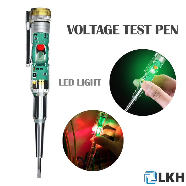 LED Voltage Tester Pen Non-contact Induction Digital Power Detector ...