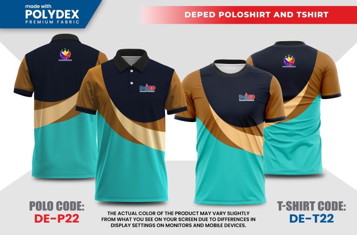 2025 New Design DEPED MATATAG POLO SHIRT AND T-SHIRTS FULL SUBLIMATION ...