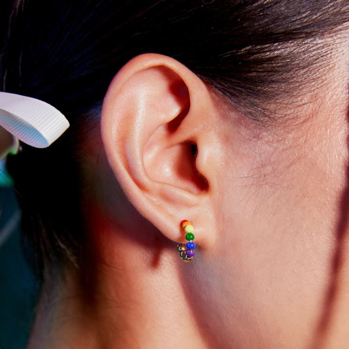 Valichain - Freedom Finesse Rainbow Hoop Earring | Lazada.co.th