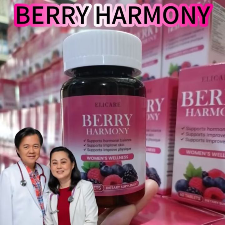 ELICARE-ORIGINAL BERRY HARMONY HORMONAL BALANCE-WOMENS WELLNESS 60 ...