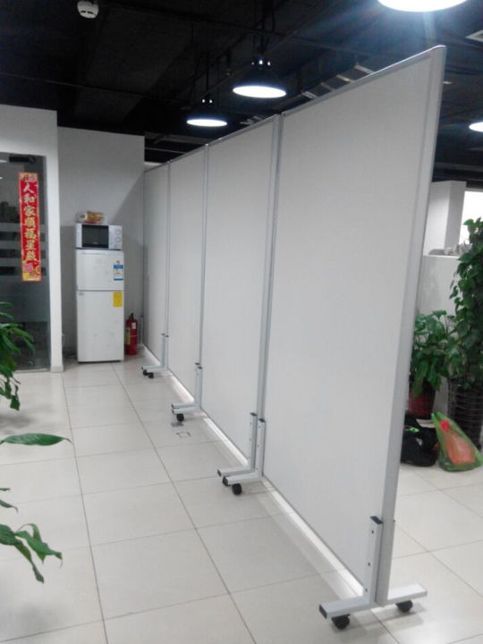 Office mobile screen workshop movable baffle factory can push and pull ...
