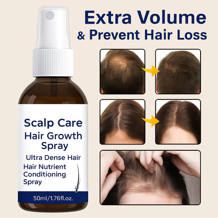 Scalp Care Hair Growth Spray Ultra Dense Hair Scalp Nutrient Hair ...