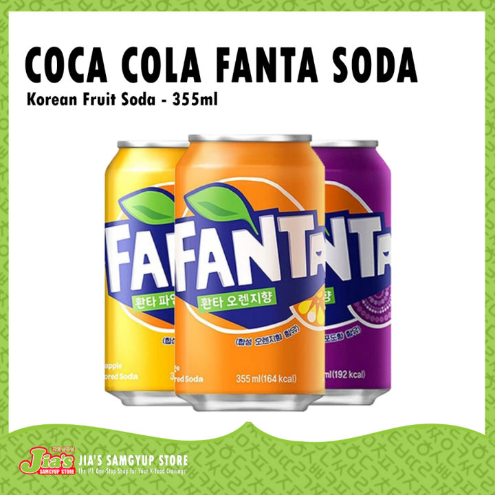 Fanta Soda 355ml (Orange, Grape, & Pineapple) | Lazada PH