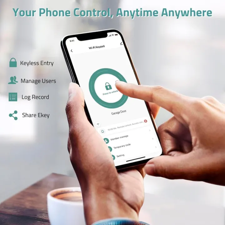 【CSO】-Full Metal WiFi TUYA Access Control System with LED Screen Voice ...