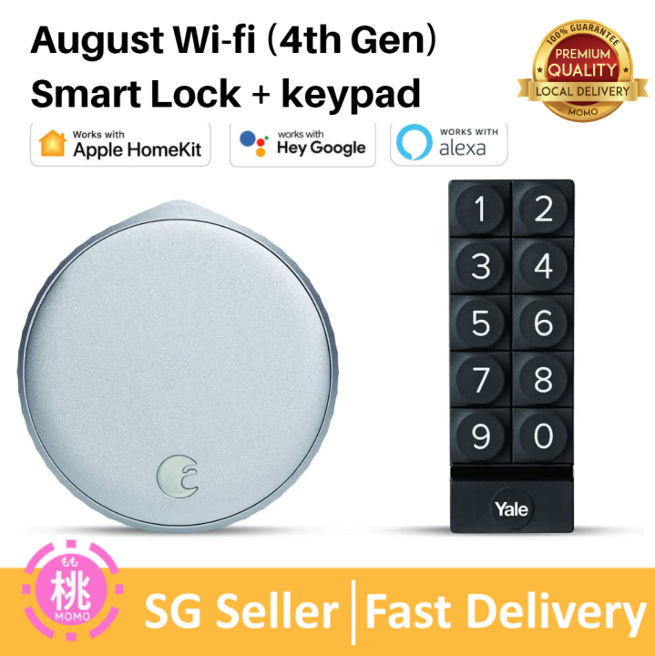 August Smart Lock (4th Generation) Wifi Smart Lock or August Keypad ...