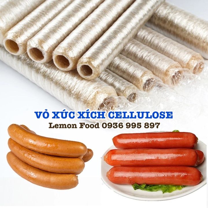 Vỏ bọc xúc xích Cellulose - Cellulose Cashing chuyên dùng cho xúc xích ...
