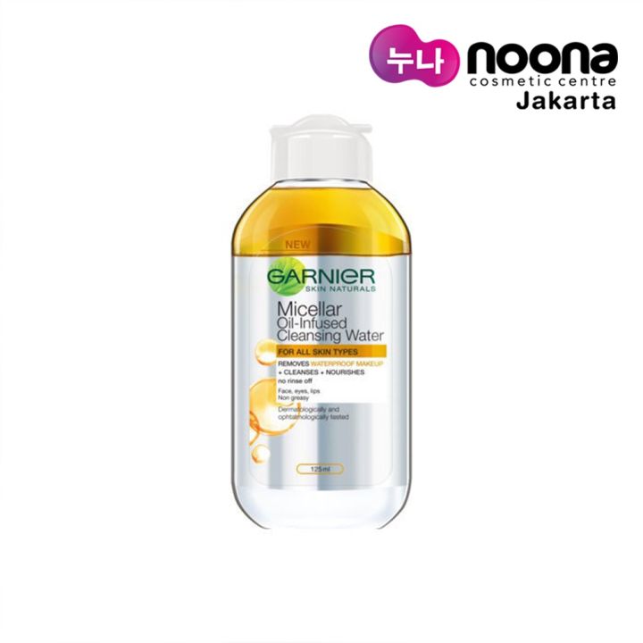 GARNIER MICELLAR CLEANSING WATER (GOLD) 50ML, 125ML & 400ML | Lazada ...