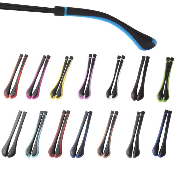 Glasses leg covers, glasses anti slip leg covers, glasses ear hooks，Two ...