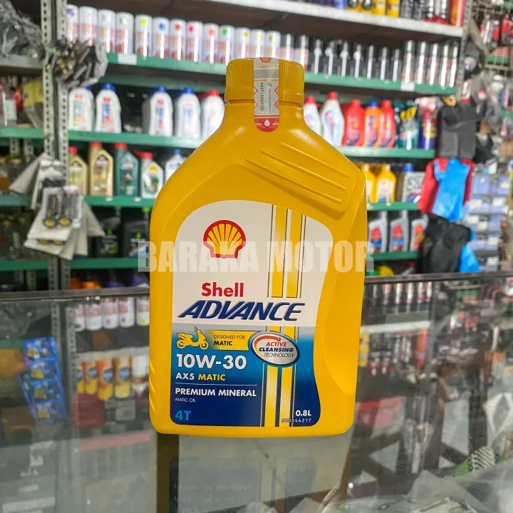Oli Shell Advance AX5 Matic Sae 10W-30 800ml All Matic - SHELL007 ...