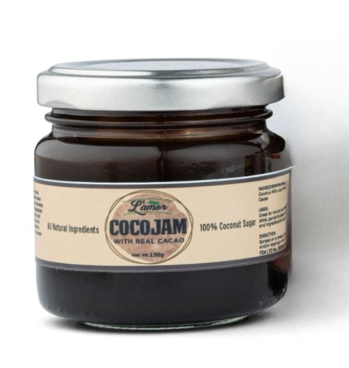 L'amor Coco jam with Real Cacao 130g (Coconut Jam with Real Chocolate ...