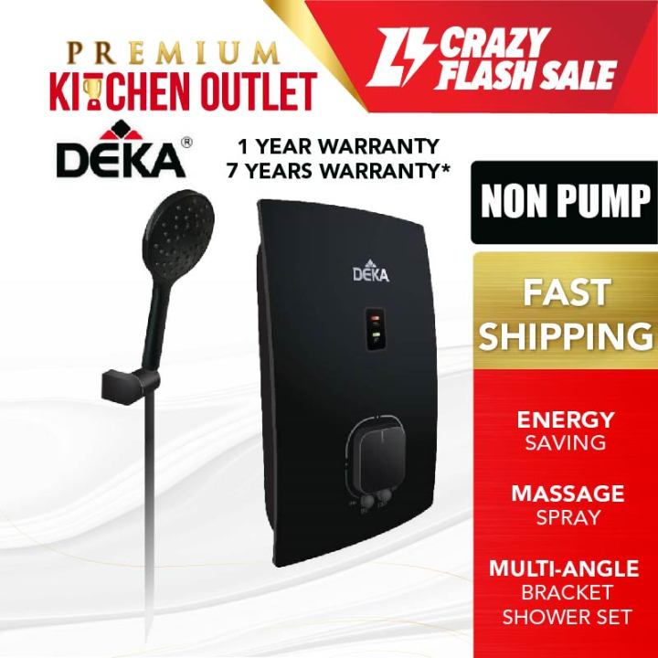 Deka Premio Non-Pump Instant Heat Water Heater PREMIO - BK | PREMIO ...