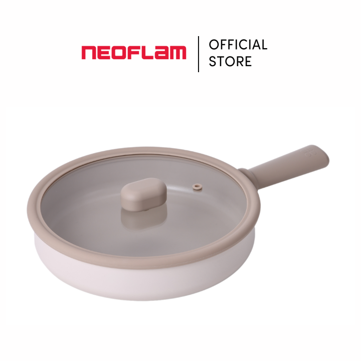NEOFLAM Chou Chou - 20cm / 24cm Multi Pan (Wok) │ Non-Stick Xtrema Ceramic Coating │ Silicone ...