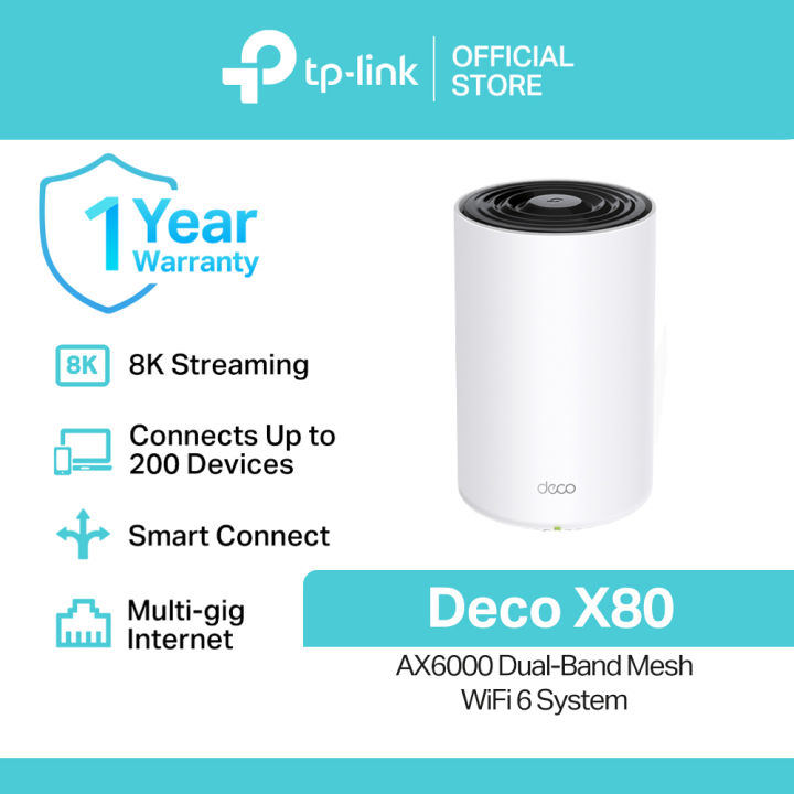 TP-Link Official | Deco X80 AX6000 | 2.4GHz and 5GHz Dual-Band Whole ... TP-Link Official | Deco X80 AX6000 | 2.4GHz and 5GHz Dual-Band Whole ...