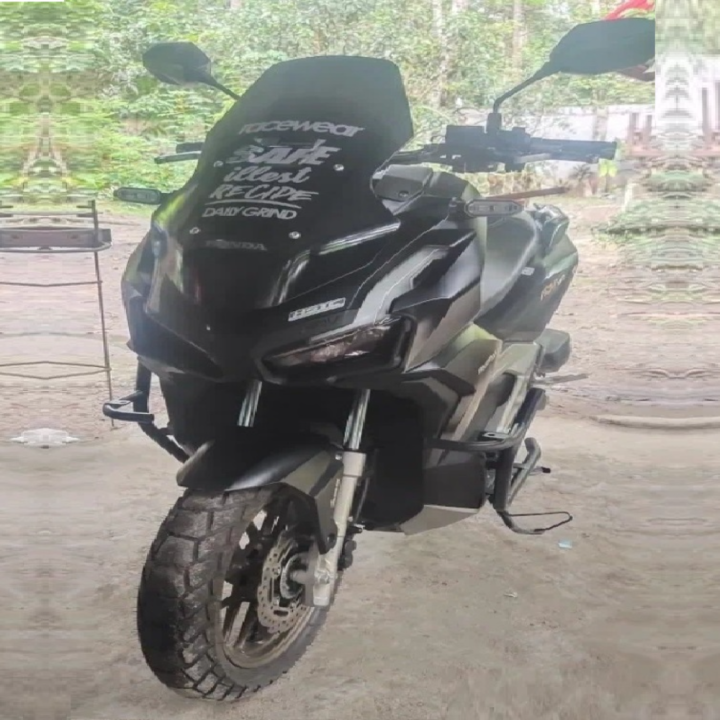 HONDA ADV 160 - MOTODODGE SUPER HEAVY DUTY MINI CRASH GUARD ( POWDER COAT ) - PHASE 1 | Lazada PH