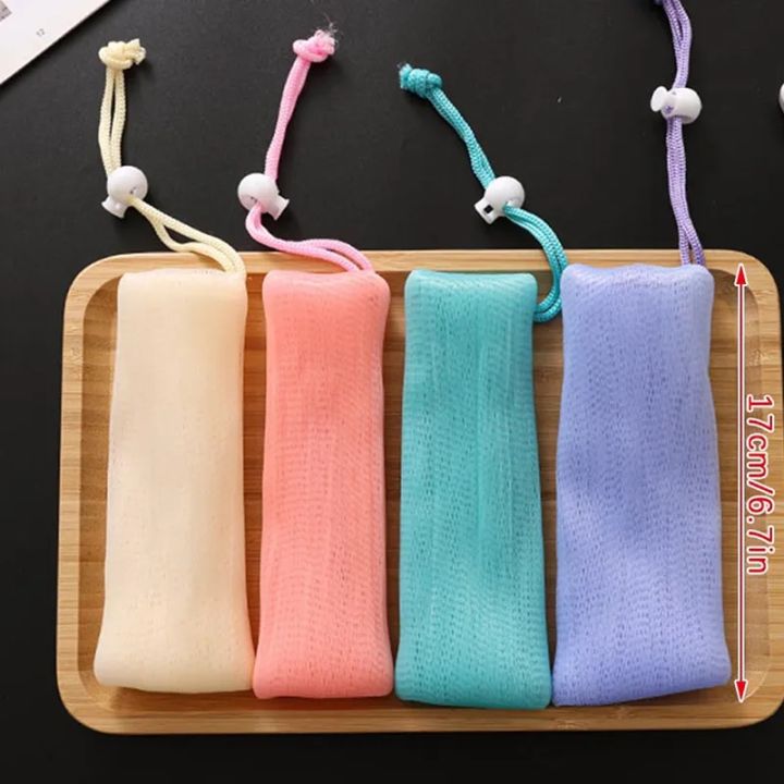 Portable Soap Foaming Net Facial Cleanser Manual Foaming Net Body Wash