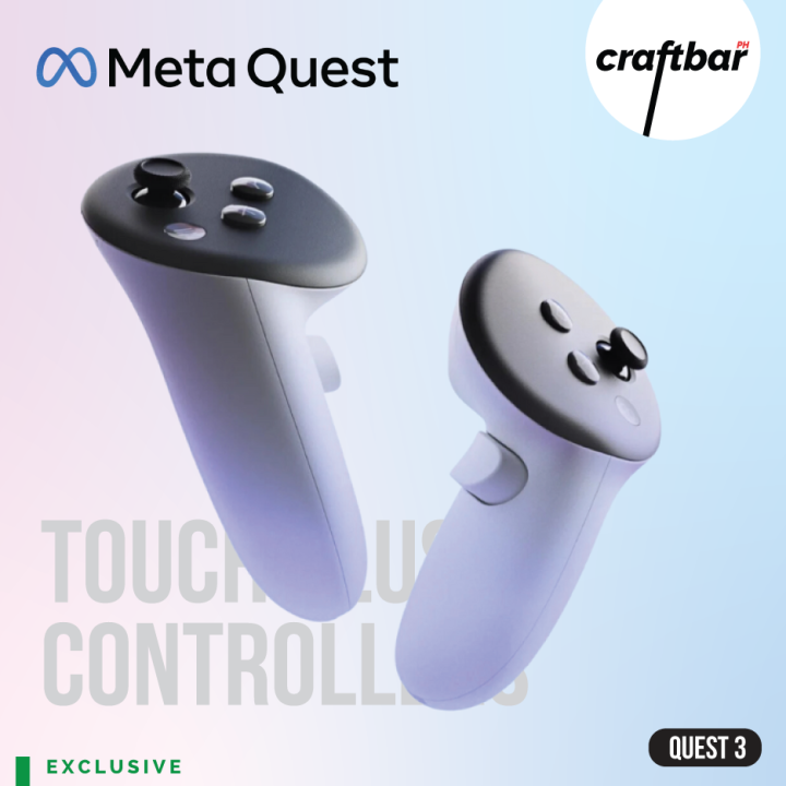 Meta Quest Touch Plus Controllers | craftbarPH | Lazada PH