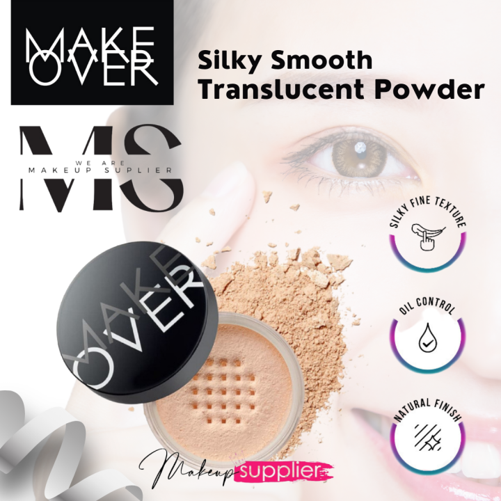 ️ MS ️ MAKE OVER SILKY SMOOTH TRANSLUCENT POWDER | BEDAK TABUR | Lazada ...