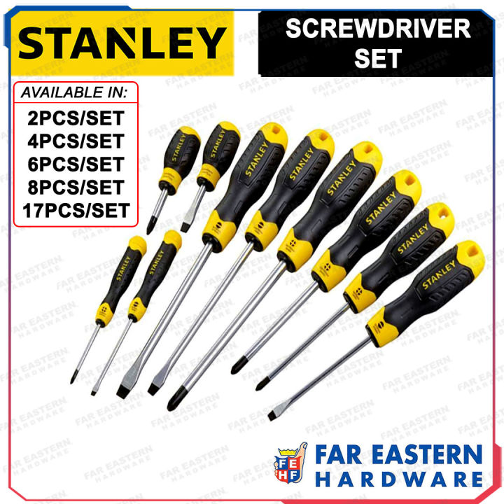 STANLEY Screwdriver Set Flat | Phillips STHT | Lazada