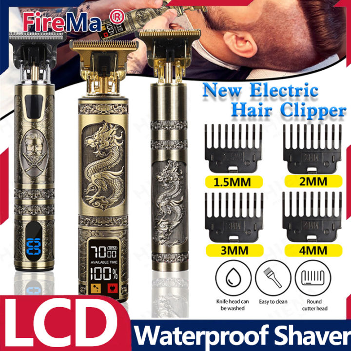 (FireMa)Shaver Razor Hair Clipper For Men Hair Shaver Beard Trimmer USB ...