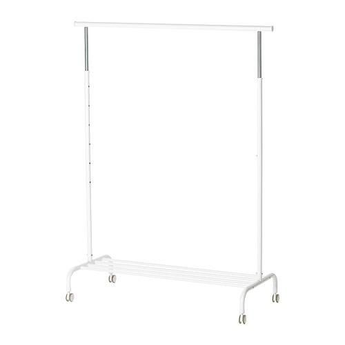 IKEA Rigga Height Adjustable Clothes Line Rack, Drying Rack with Shoes ...