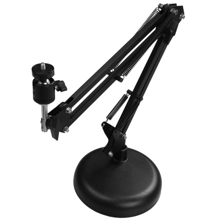 Webcam Stand for Desktop Suspension Boom Scissor Arm Stand with ...