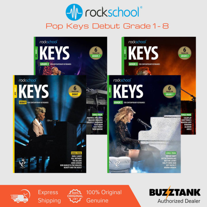 RSL Rockschool KEYS for Contemporary Keyboards (2019 - 2025) (6 Tracks ...