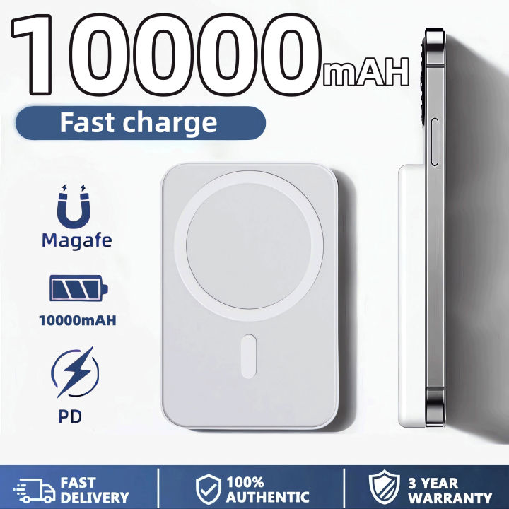 magsafe powerbank 10000mah wireless powerbank portable charger fast ...