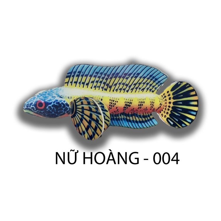 cầy kè cá lóc mica trang trí 18cm - kè cá lóc - giúp cá lóc cảnh sung ...