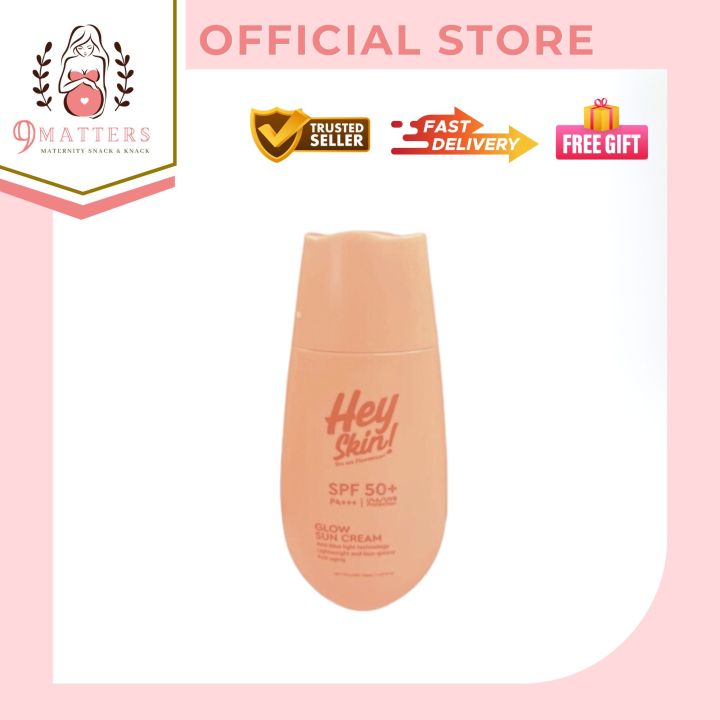 Hey Skin Glow Sun Cream SPF 50+ PA+++ UVA/UVB protection | No White ...