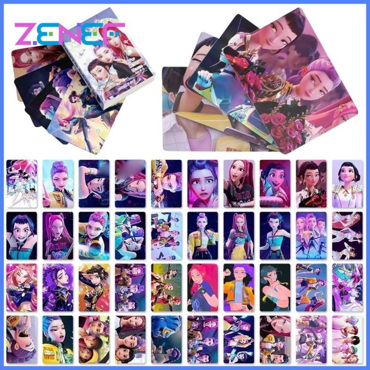 GPLOE5 50PCS ABBY BABY RUMI Series Kpop Demon Hunters Photocards Peripheral Photos Lomo Style ...