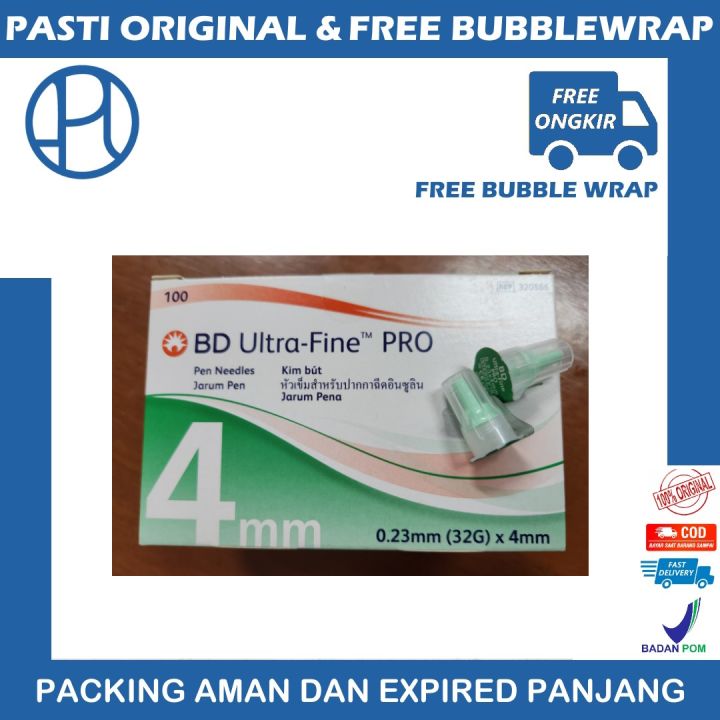 BD ULTRA-FINE PRO 4MM PEN NEEDLES INSULIN PEN ULTRA FINE | Lazada Indonesia