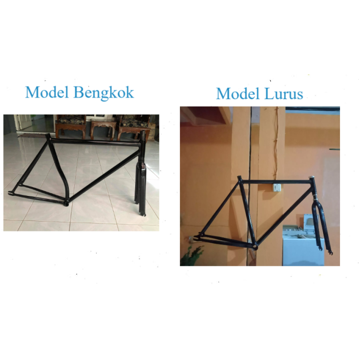 Frame fixie sport, Frame + fork sepeda fixie costum model lurus model ...