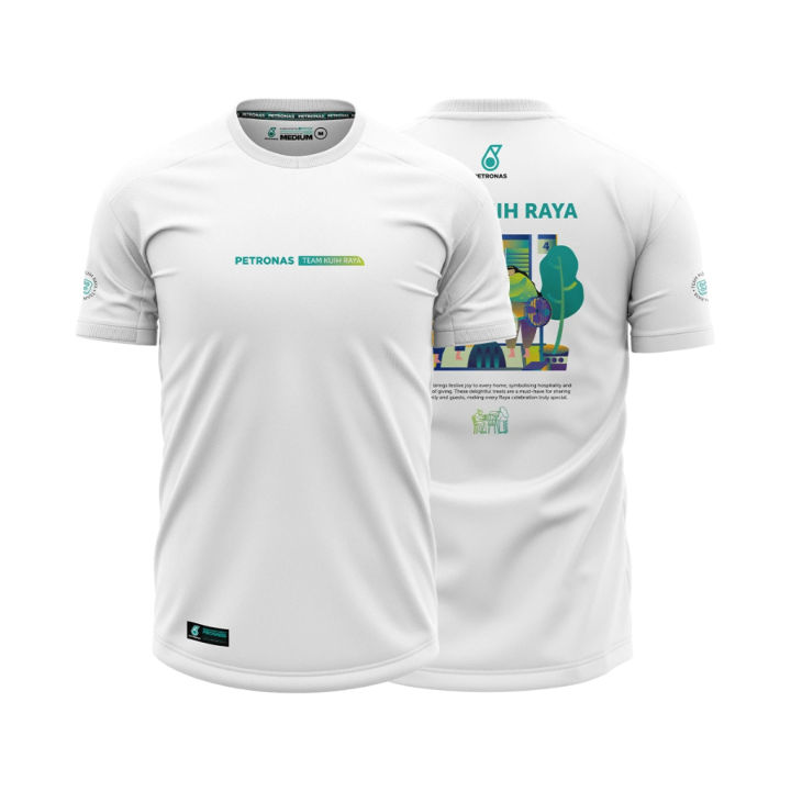 PETRONAS Raya 2025 Team Kuih Raya T-shirt - Off White | Lazada