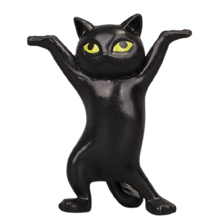 venicenight PVC Mini Dancing Cartoon Cats Figurine Ornament Model Toy ...