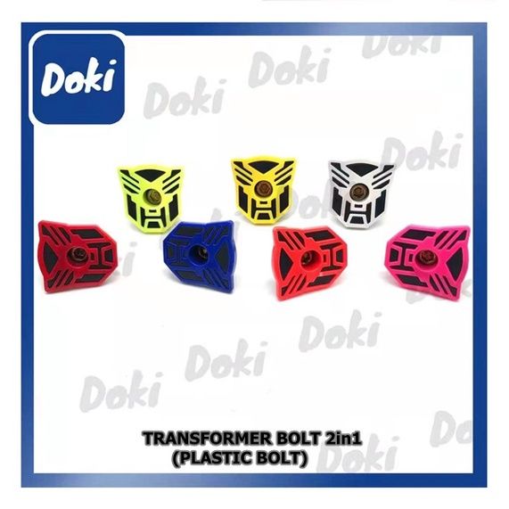 [DOKI MOTO] TRANSFORMER BOLT 2in1 (PLASTIC BOLT) | Lazada PH