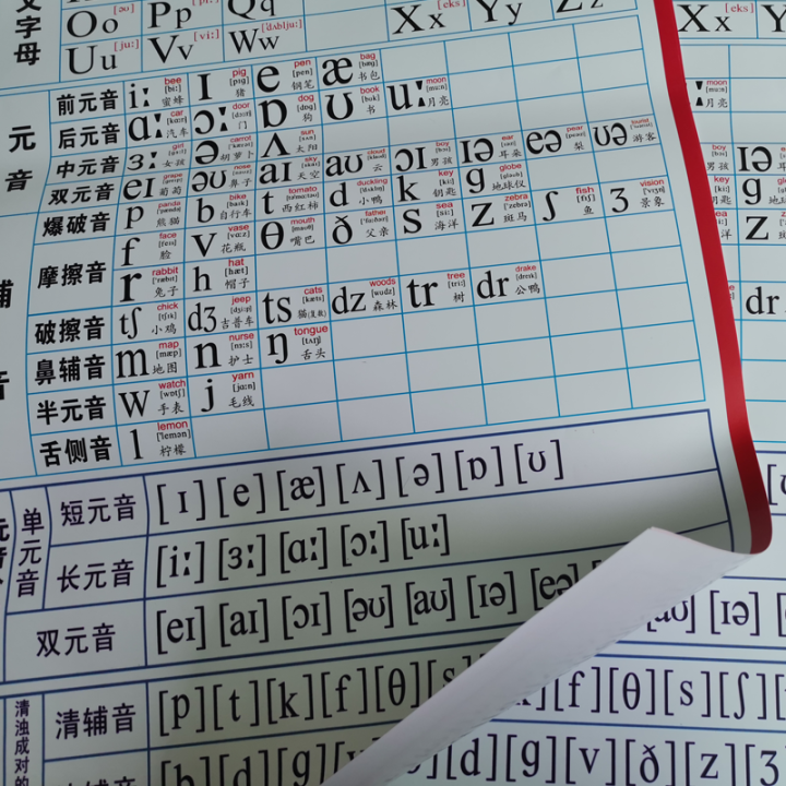 48 English International Phonetic Alphabet wall charts in primary ...