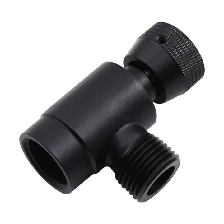 CO2 Cylinder Adapter Black CO2 Cylinder Adapter Self-Made Beer Barrel Regulator TR21.4 to W21.8 ...